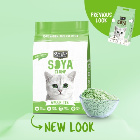 Kit Cat Soya Clump Green Tea - zielona herbata żwirek sojowy 2,5kg ...